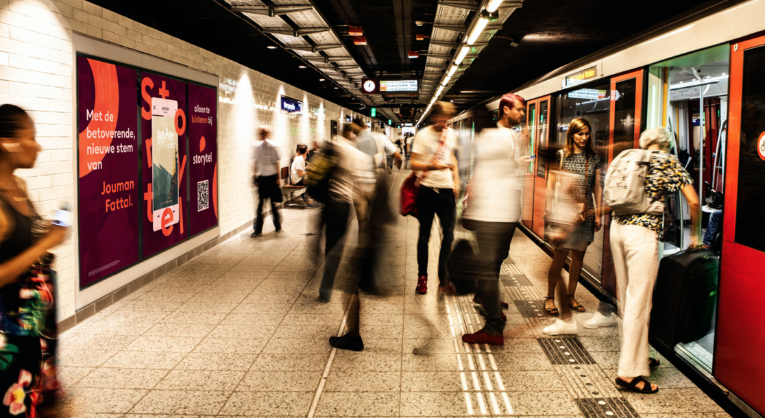 Fonk Creatie Beetje Magie Op Amsterdamse Metrostations